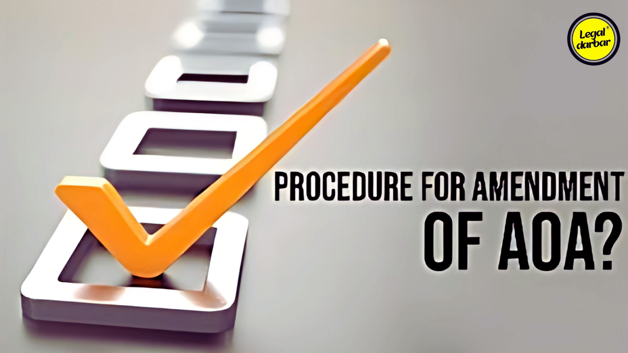 AOA Amendment - Business Registration - Legal Darbar | Expert Legal Services